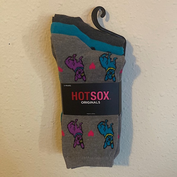 Hot Sox | Accessories | Hot Sox 3 Pairs Boston Terrier Mix Bundle ...